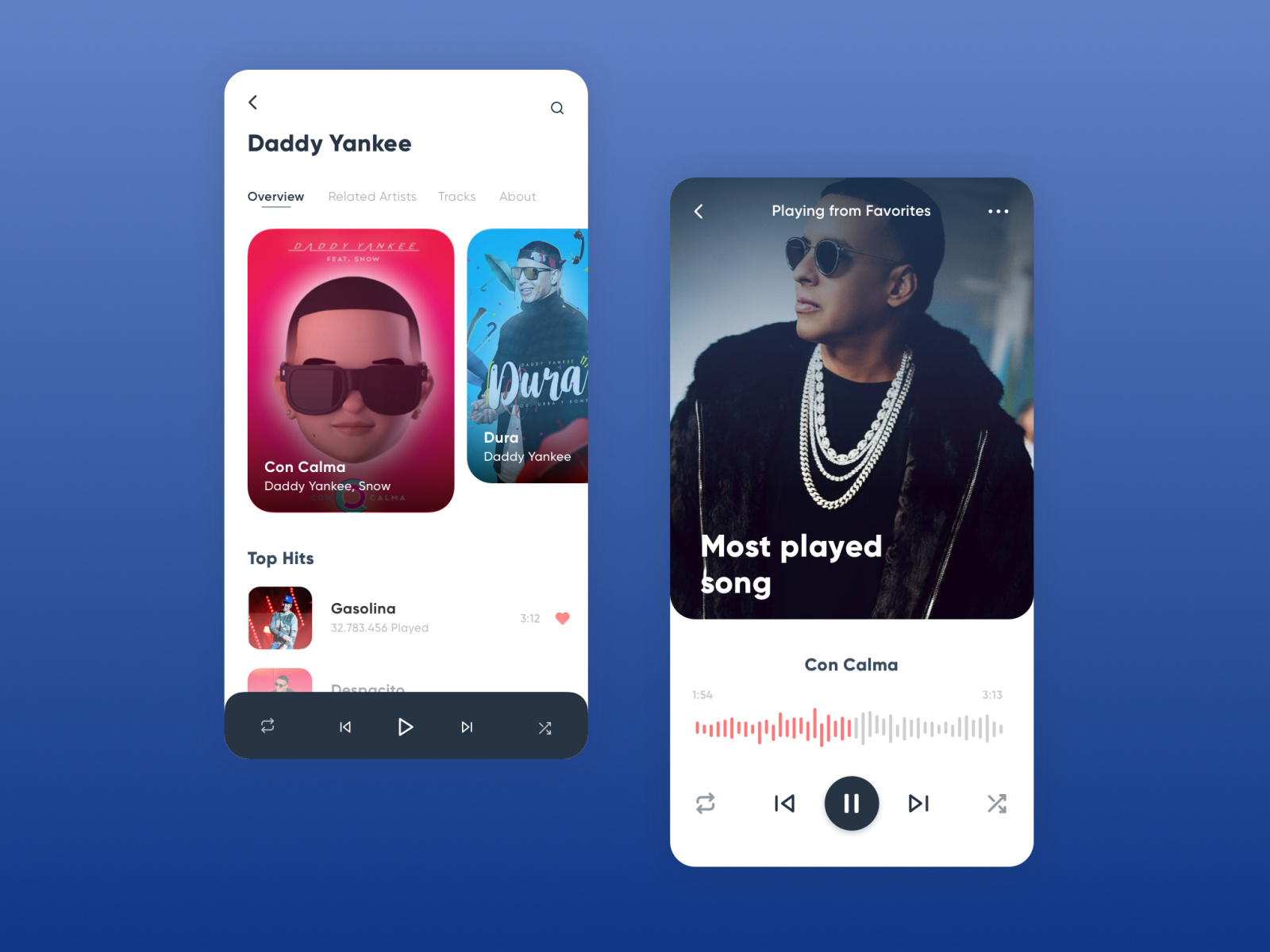 Music Player by Tejesh on Dribbble