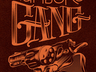 Numbers Gang Poster Type by Keith Vlahakis on Dribbble