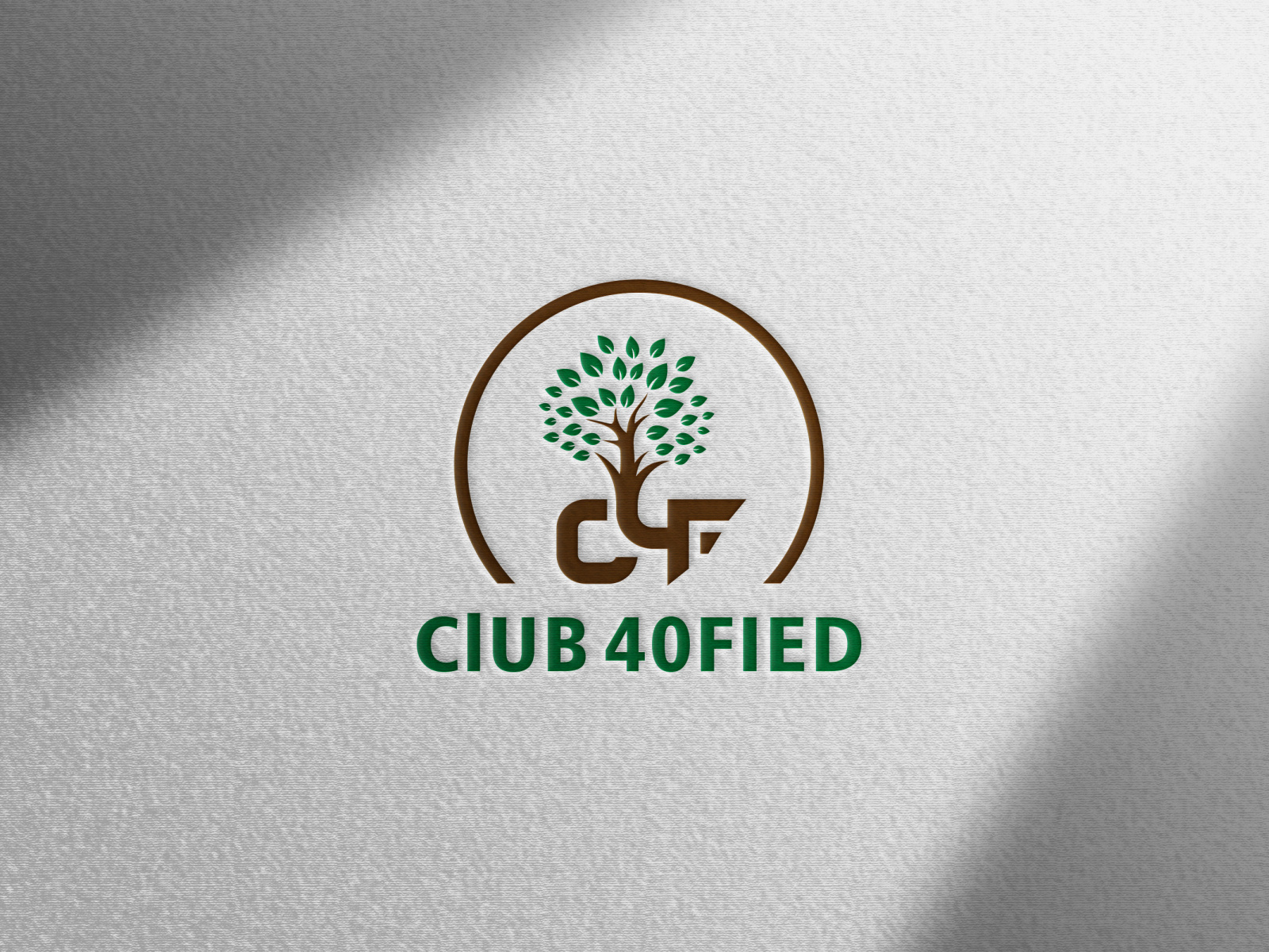 Logo design CLUB 40FIED by Sadaqat Ali on Dribbble