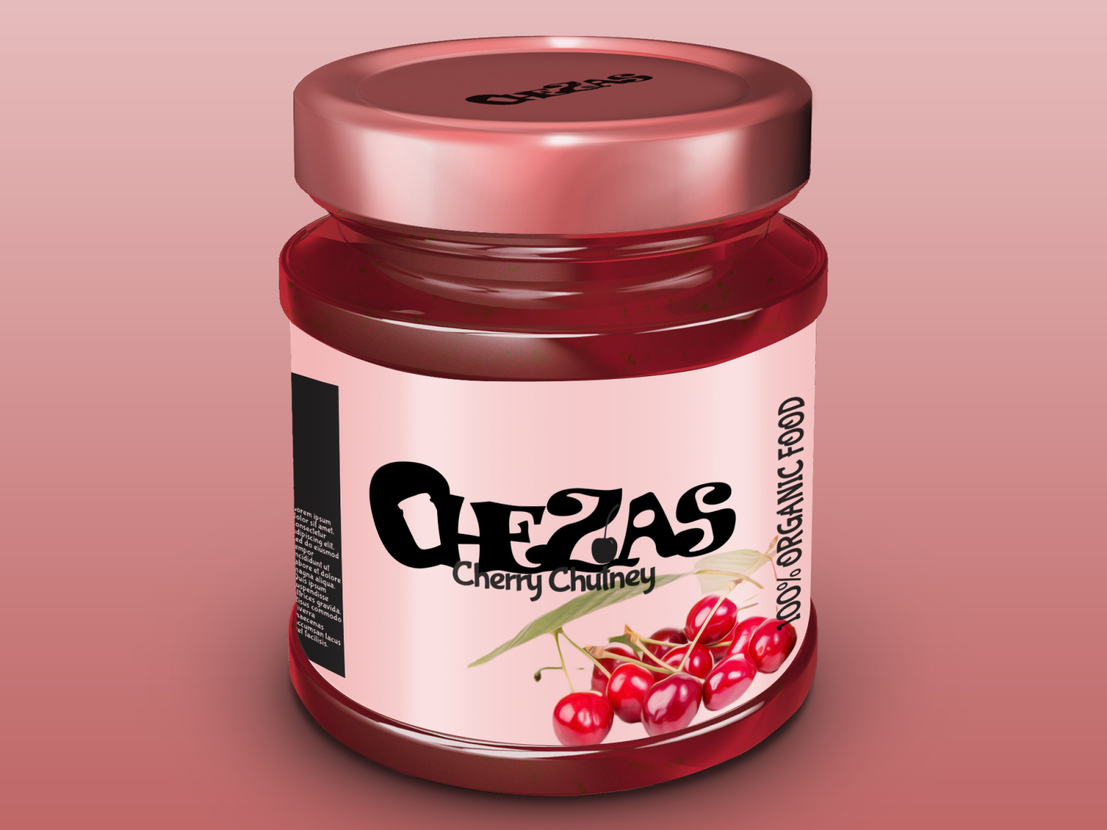 CheZas Cherry Chutney by Sayona Sajini on Dribbble