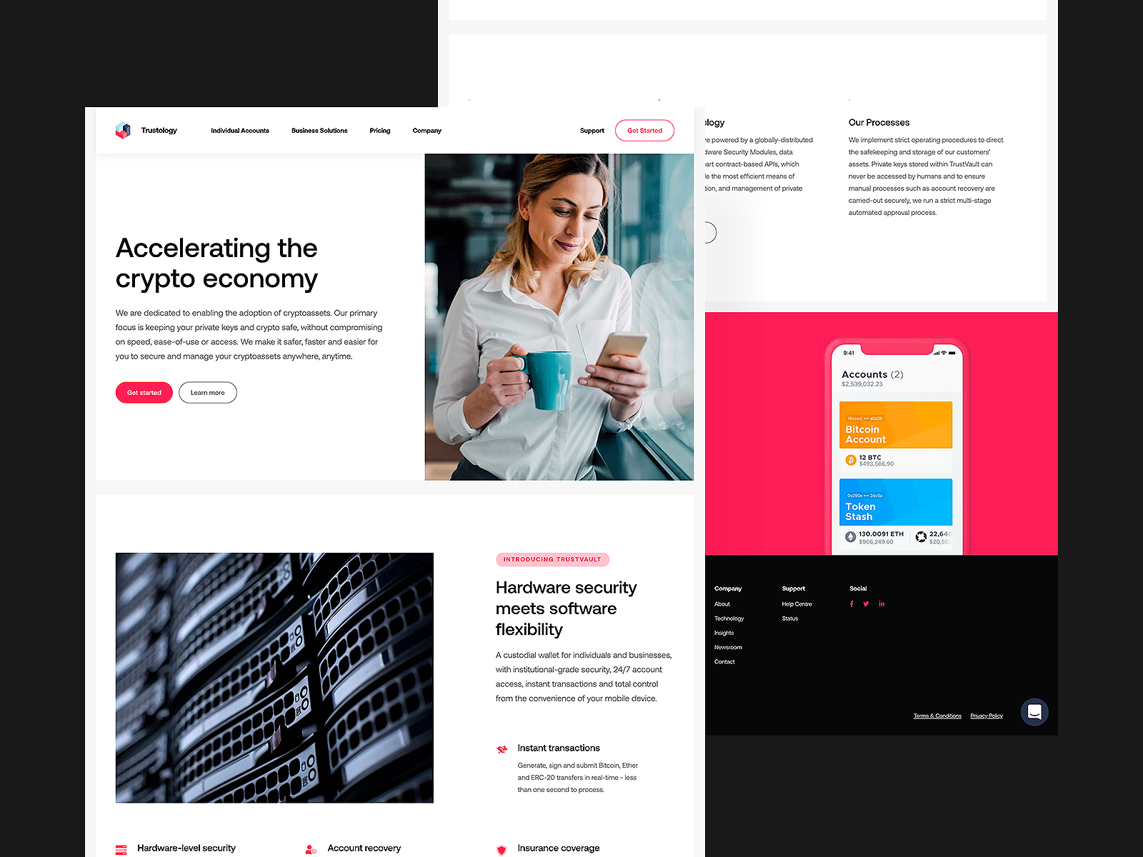Trustology — Site Release by Will Beeching for Together on Dribbble