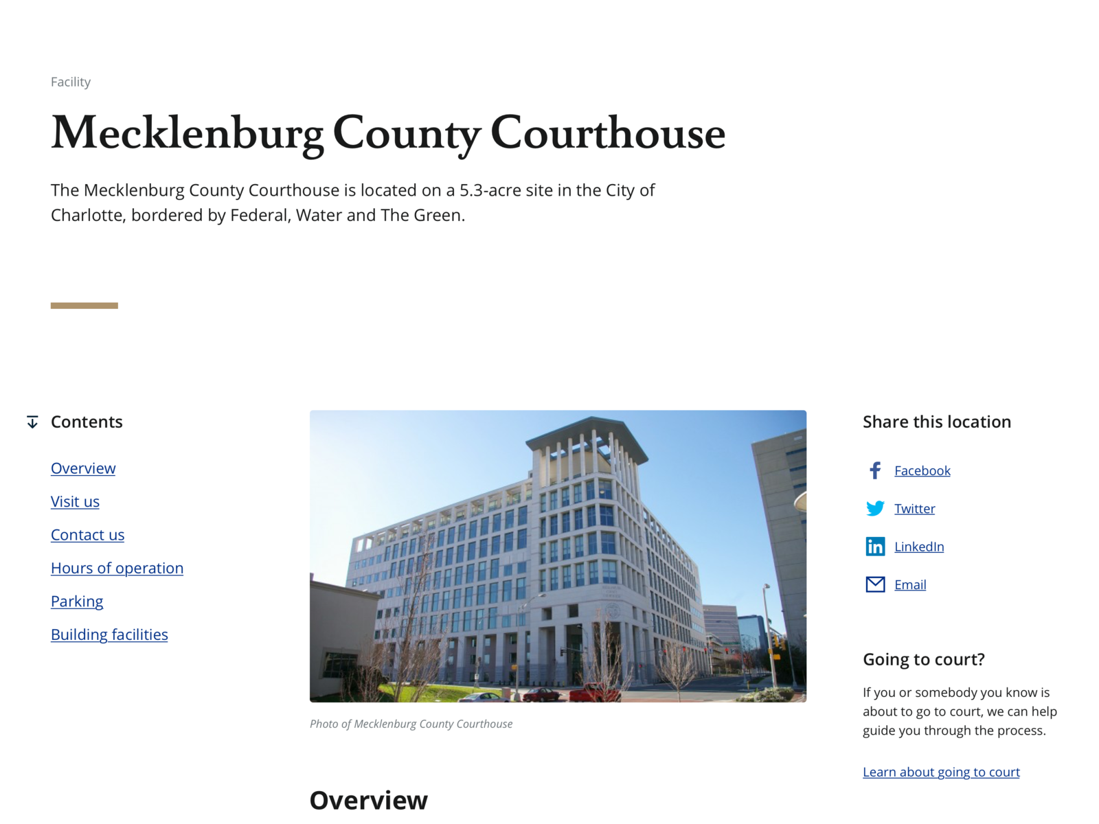 NC Judicial Branch - County Landing by Mark Riggan on Dribbble