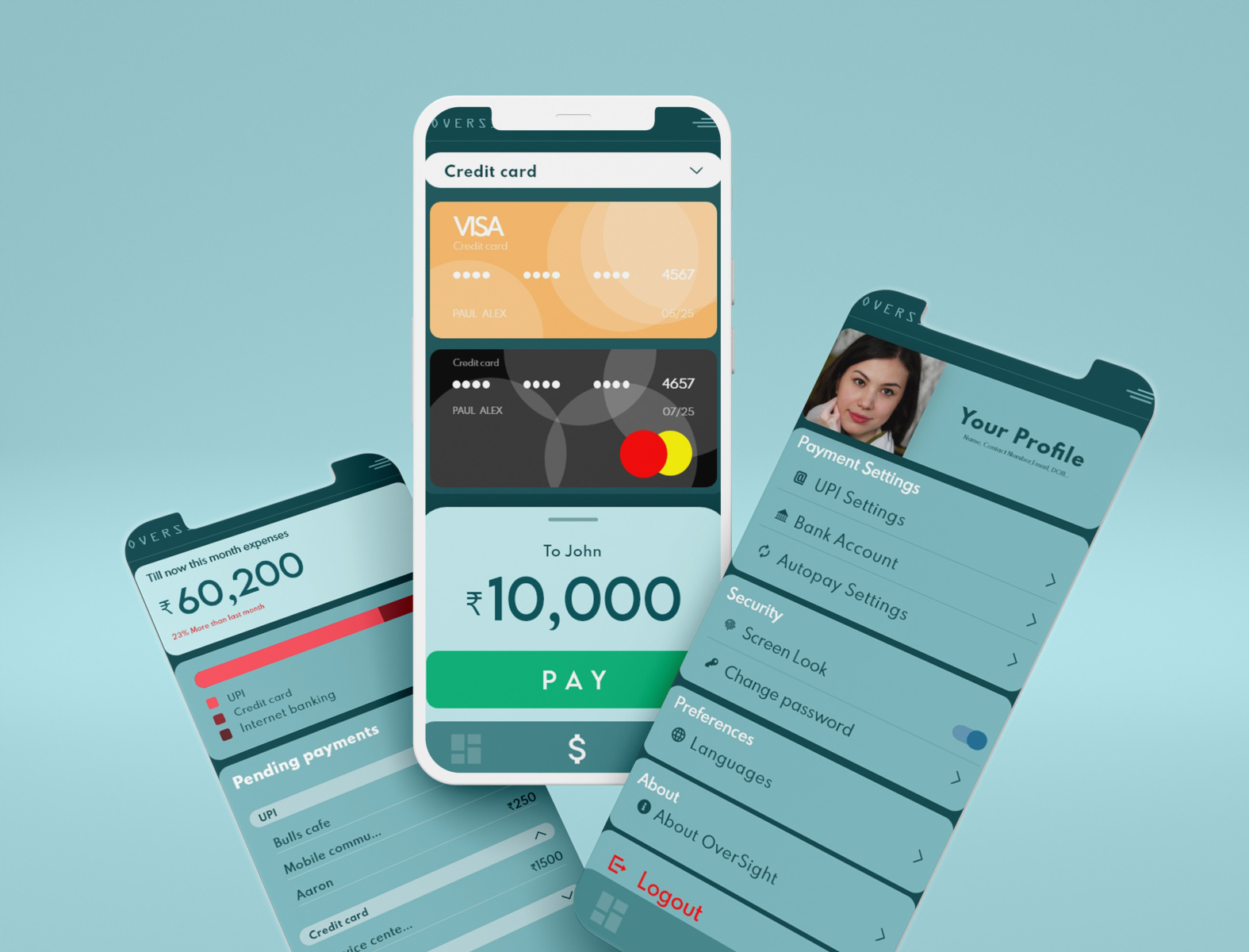 Budget managing app UI design by Venish on Dribbble