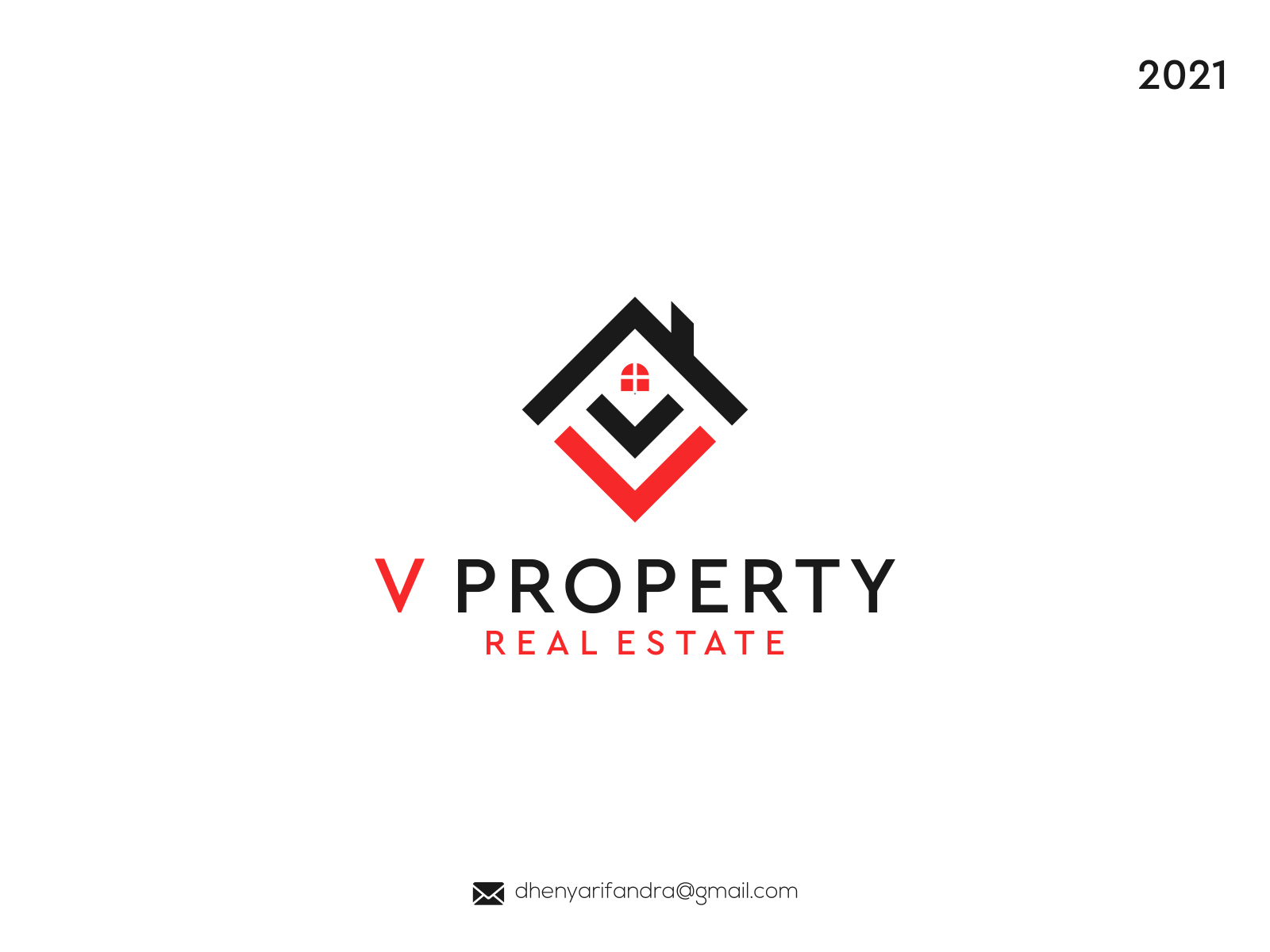 V Property Real Estate by logo_senyuman on Dribbble