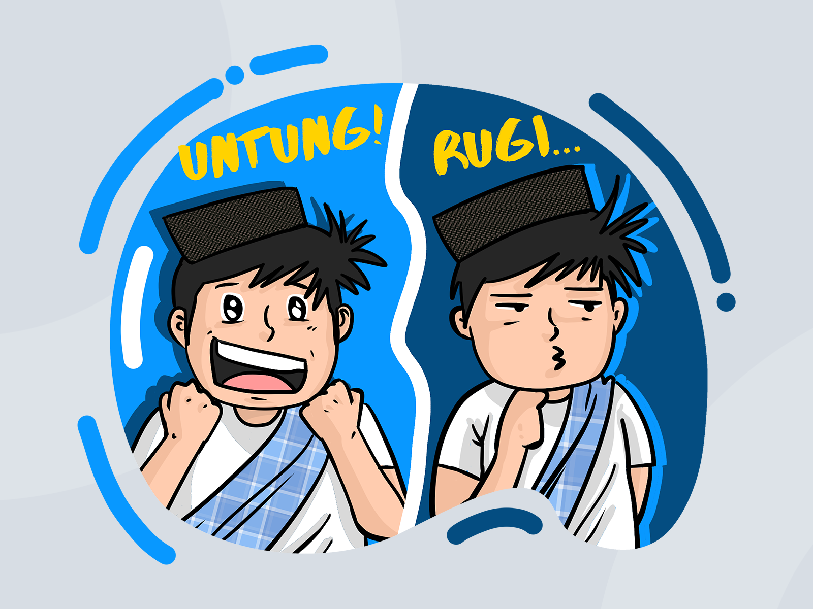 Cartoon by Dicky Christopher on Dribbble