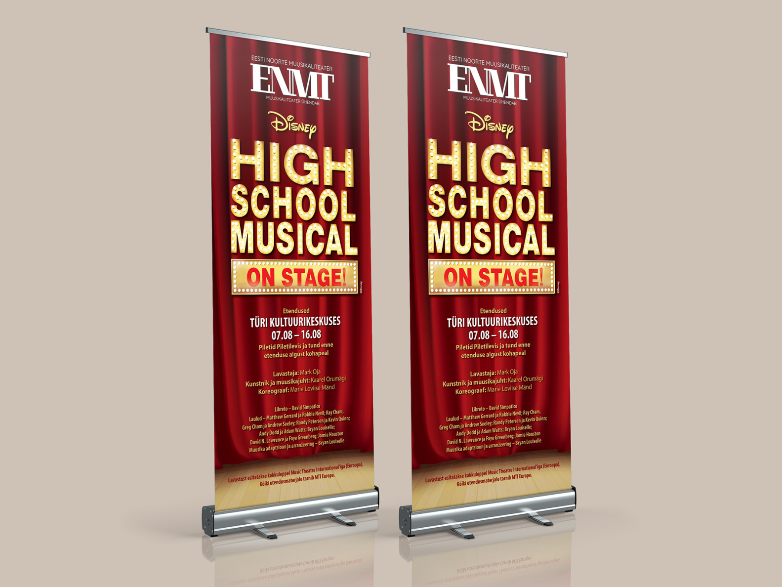 Roll-up Banner Design: High School Musical on Stage! by Erlich Lõwi on ...