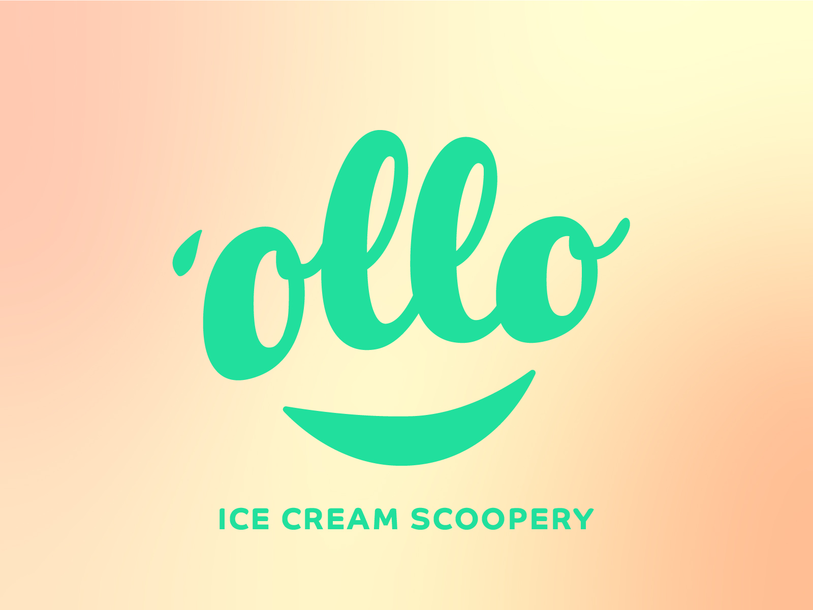 ollo ice cream by Jason Eichhorst on Dribbble