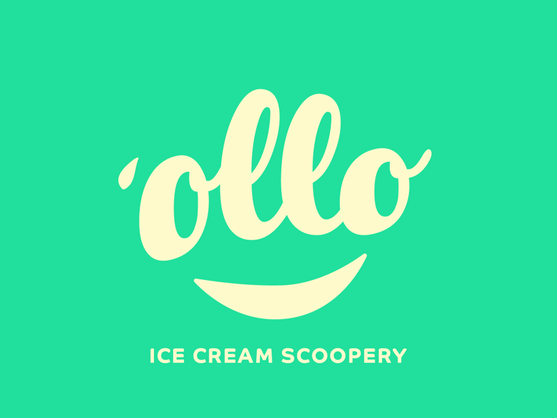 ollo ice cream by Jason Eichhorst on Dribbble