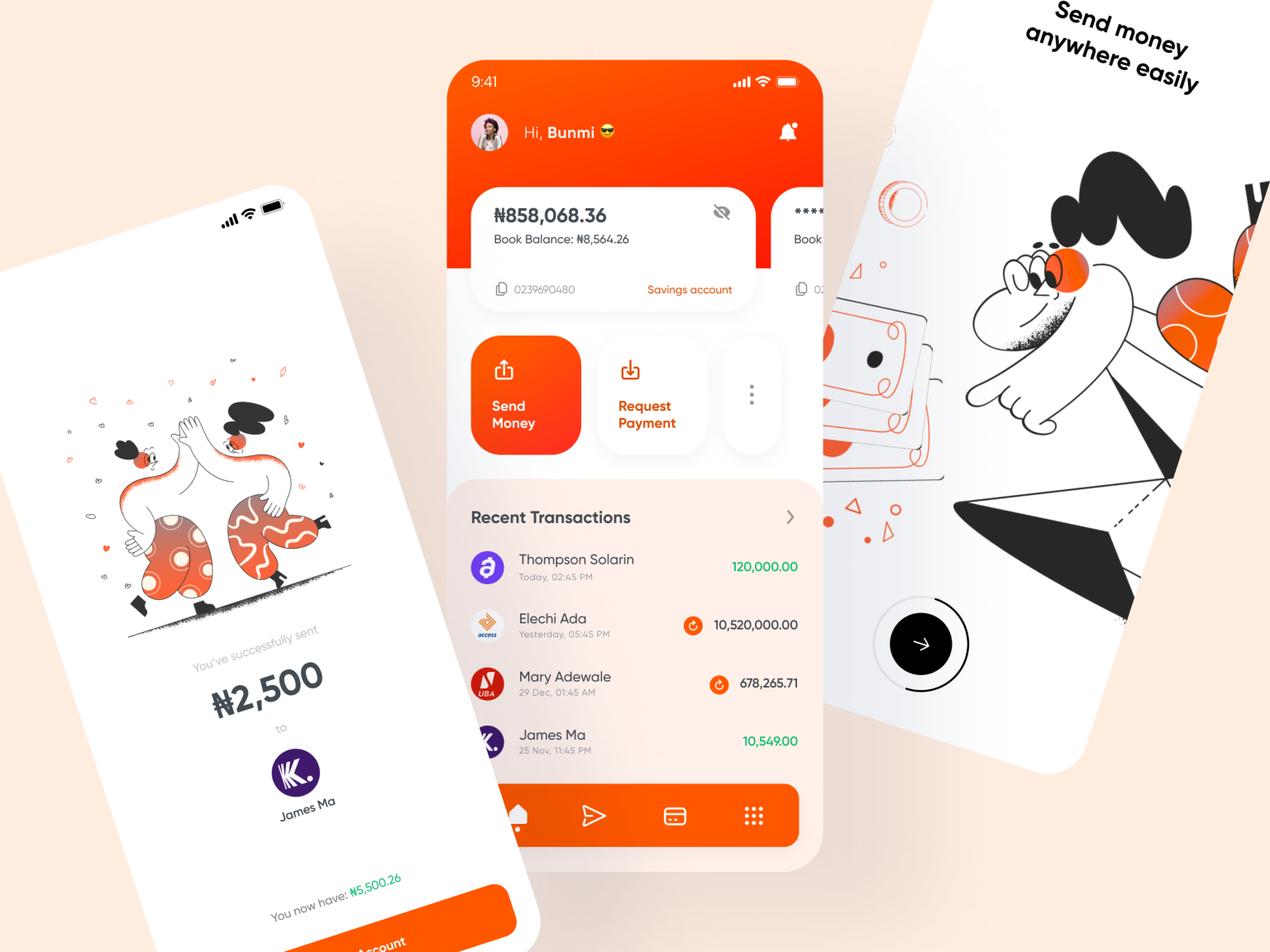 GTbank App Redesign by Thomas Frank on Dribbble