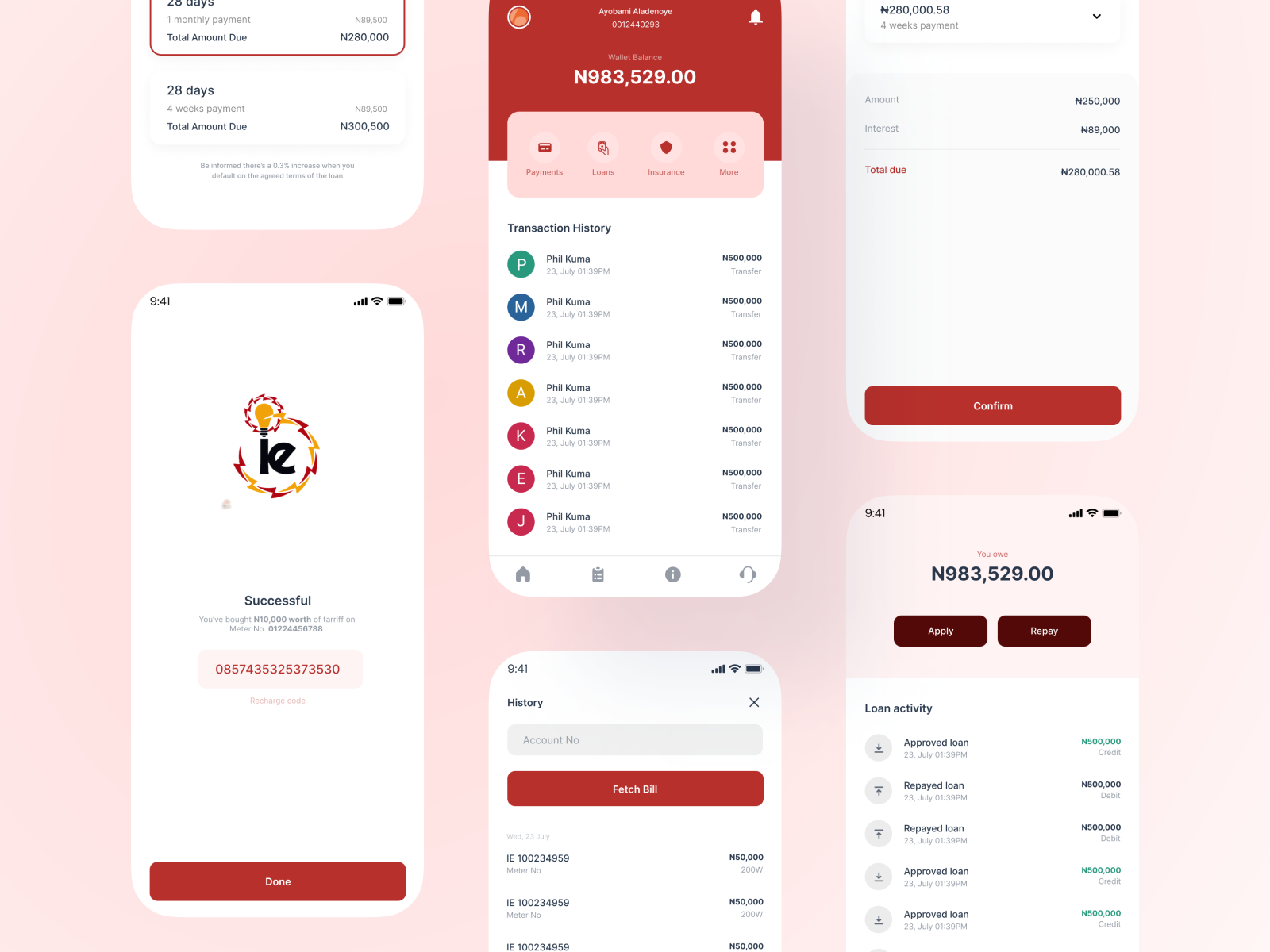 Ikeja Electric App Revamp by Thomas Frank on Dribbble