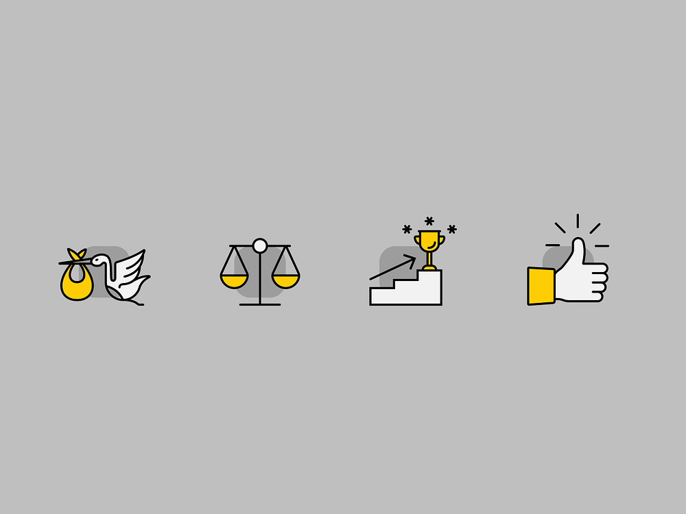 Purpose Icons by Emily Ashley on Dribbble