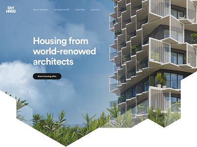 Residential project Homepage - part 1 by Tomas Skarba for PLATFORM on ...