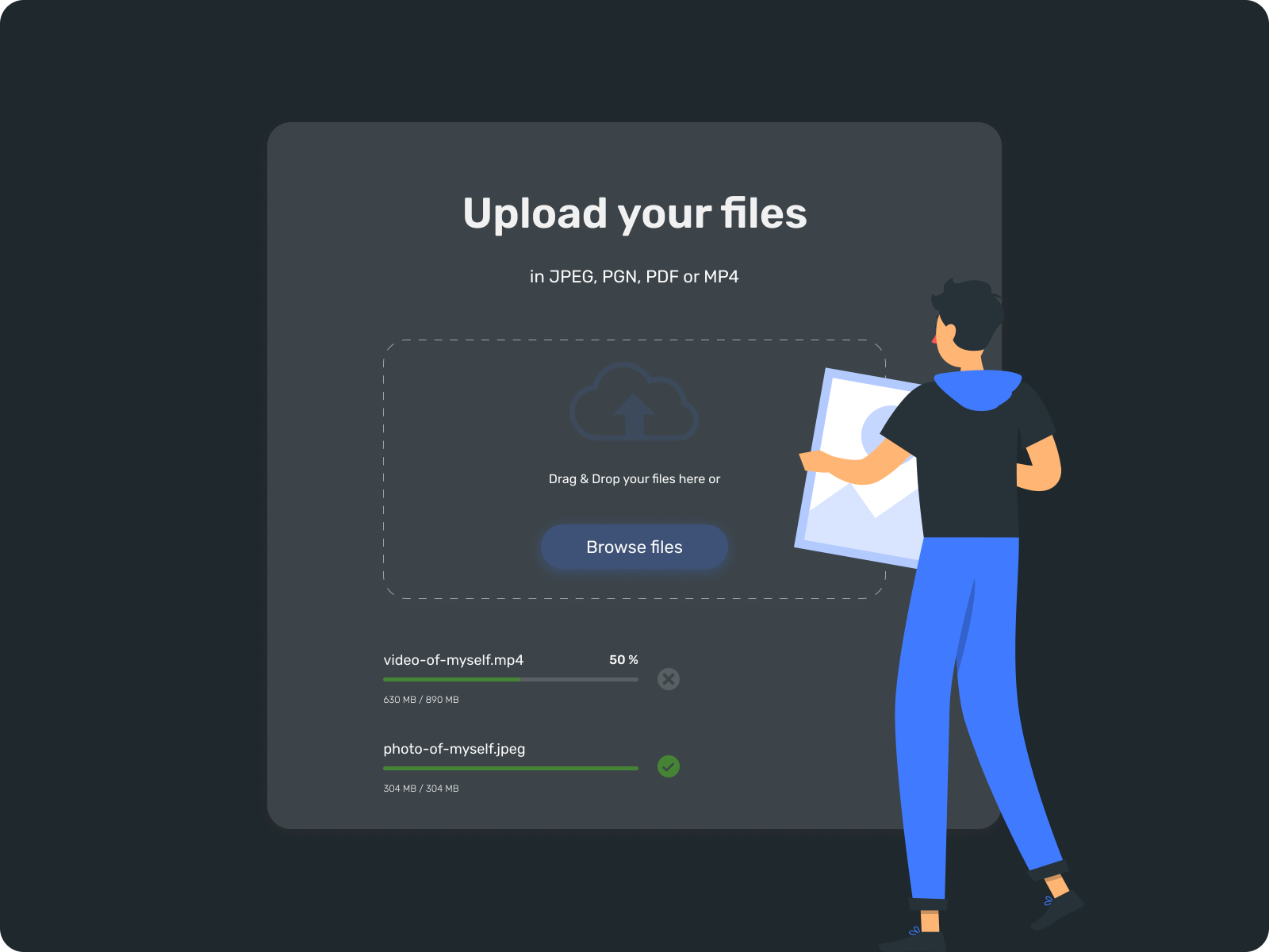 Daily UI 031 - File Update by Pamela Vacari on Dribbble