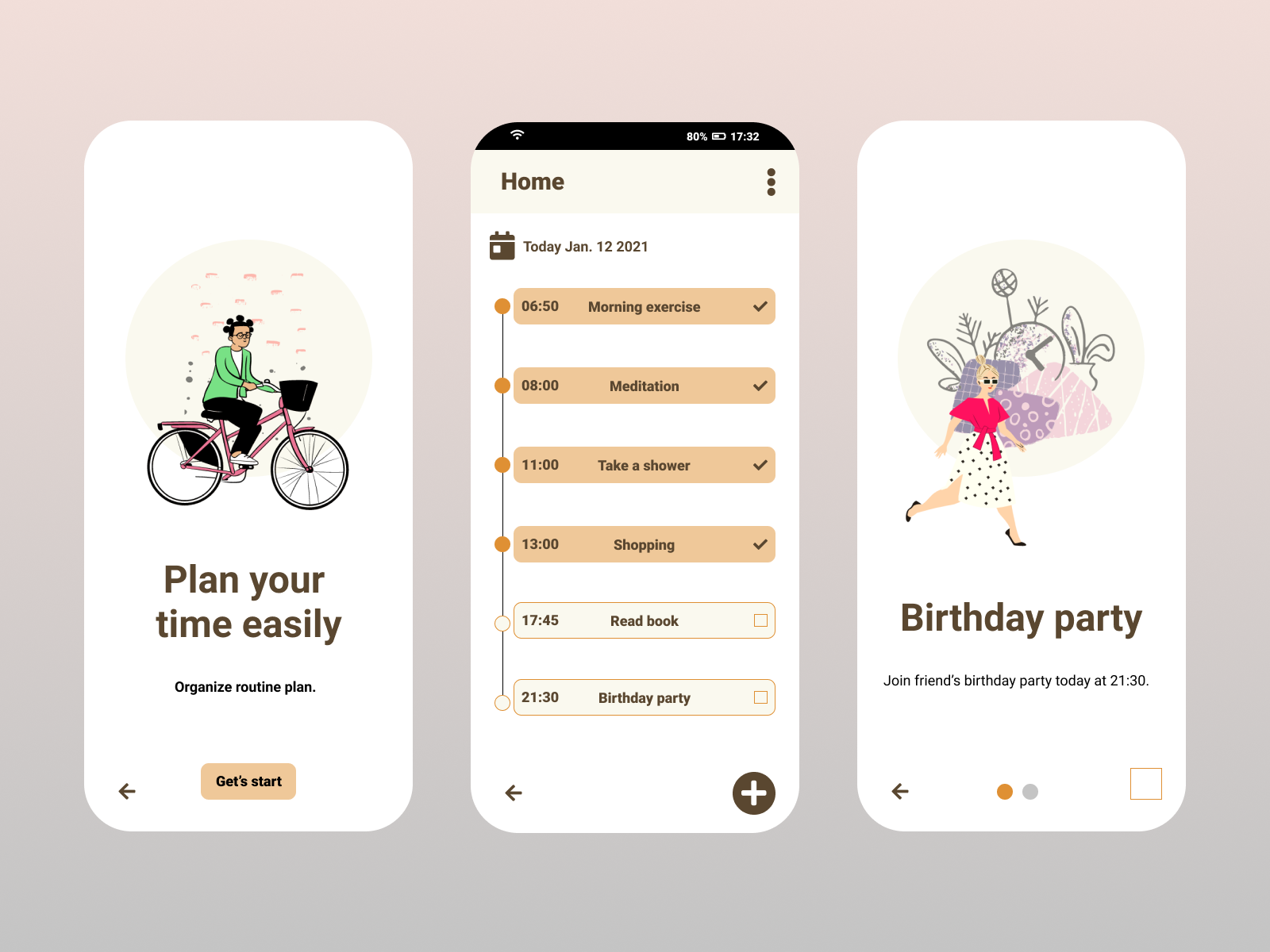 To-do list mobile app by Bojana Aleksievska on Dribbble