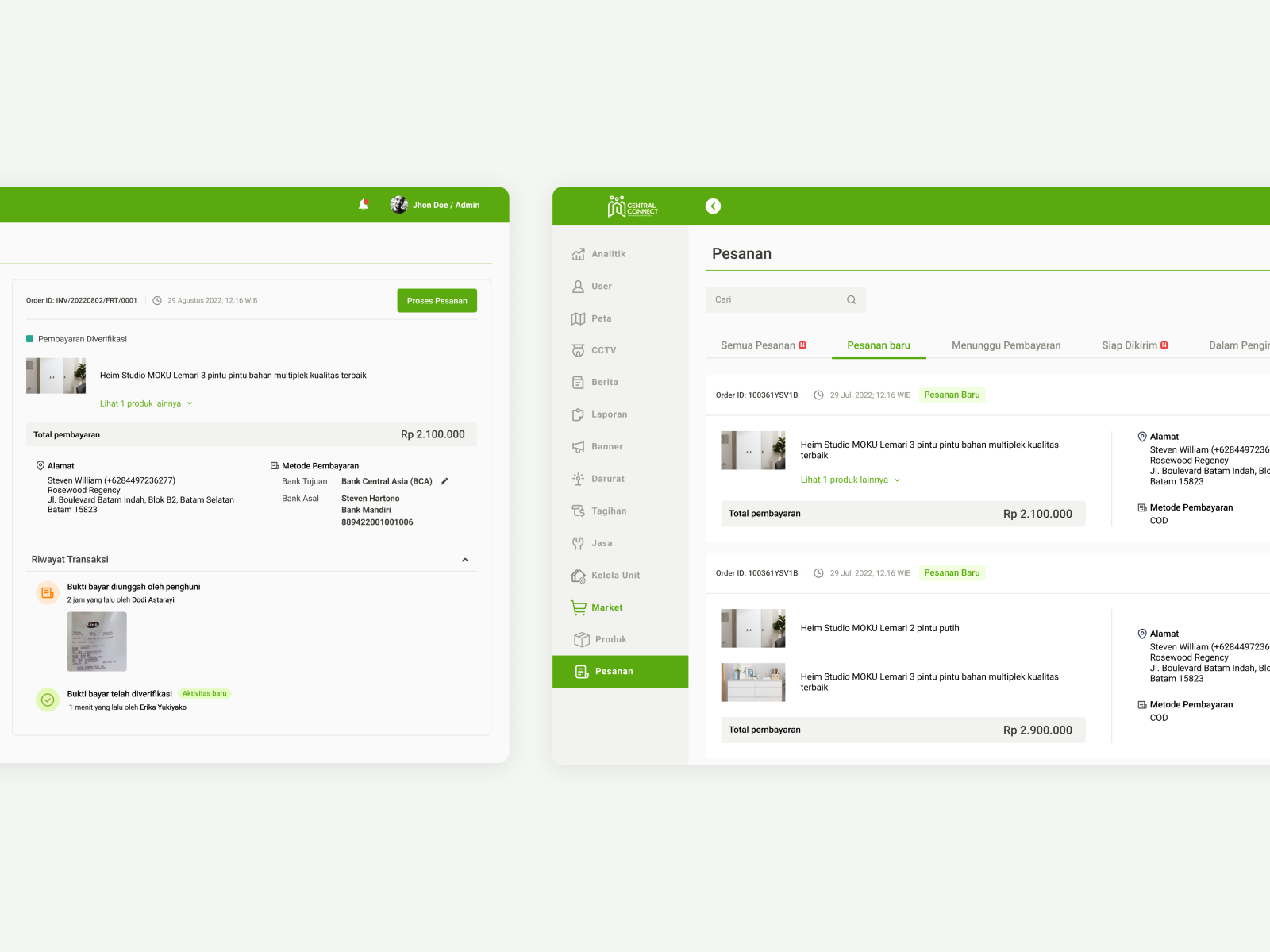 Market Place UI Design by Indah Chairunnisa on Dribbble