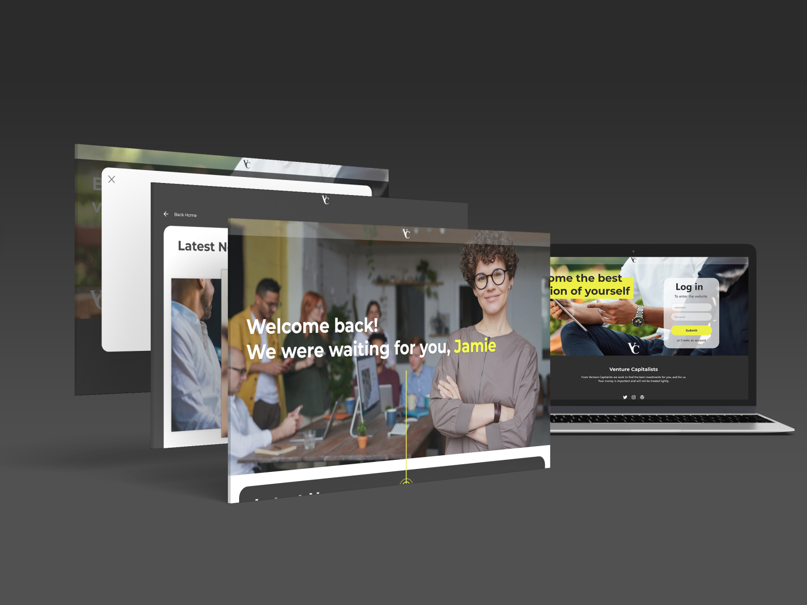 VC DESKTOP WEBSITE by Pau Vidal i Llanos on Dribbble
