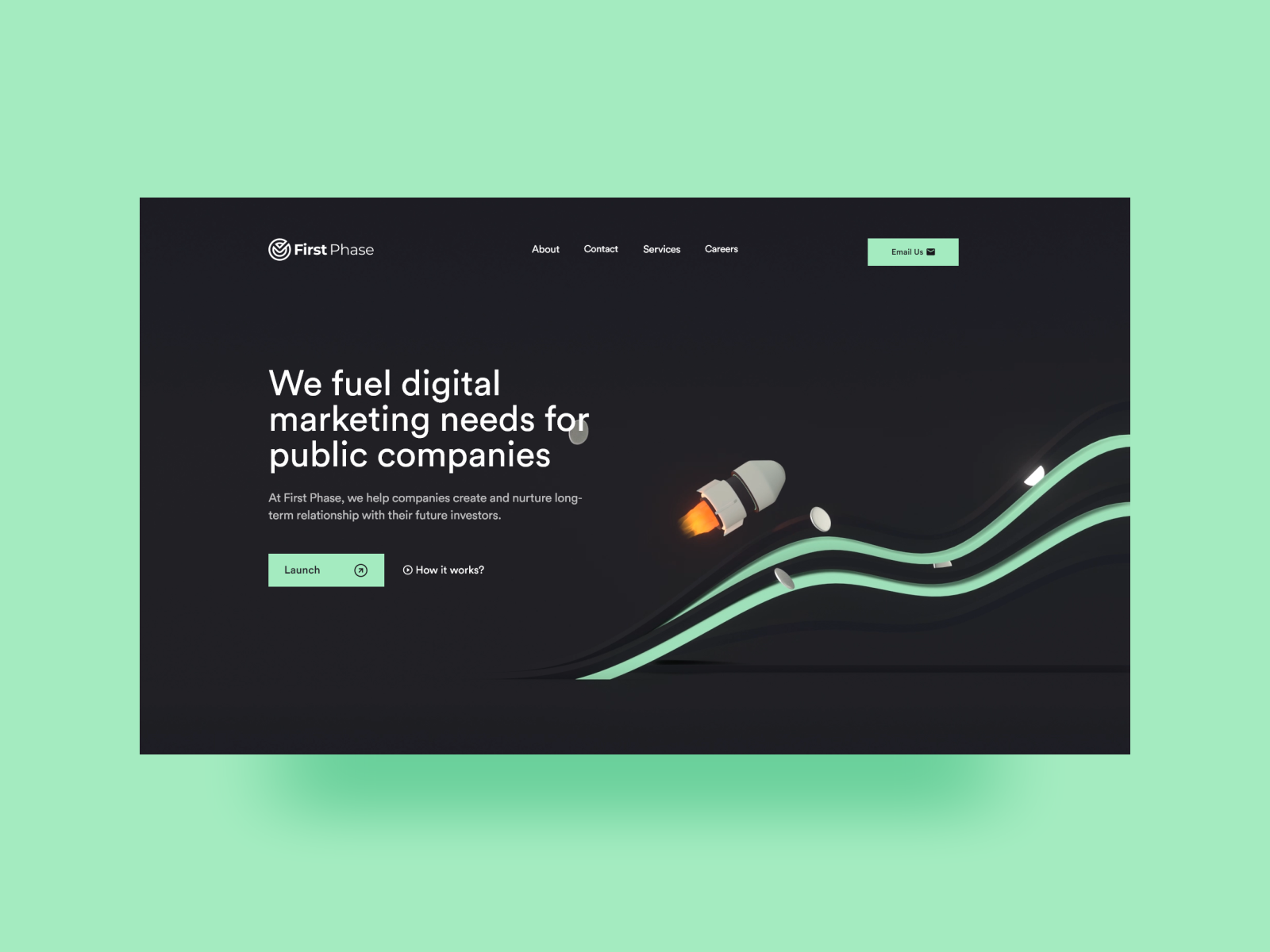 First Phase Hero Ui by Pixeto on Dribbble