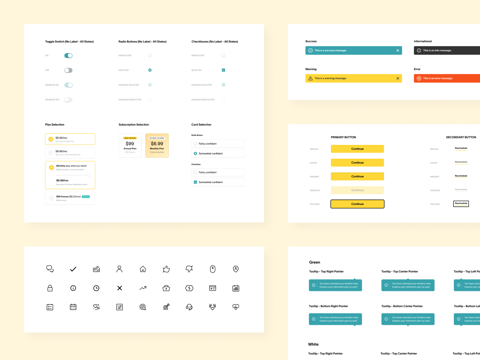 Design system layout by webuild on Dribbble