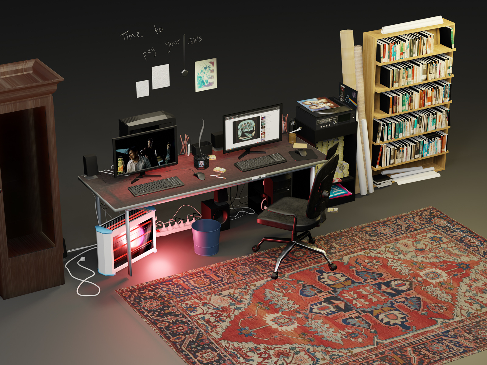 Blender 3d Room Modeling by Metin Aydın on Dribbble