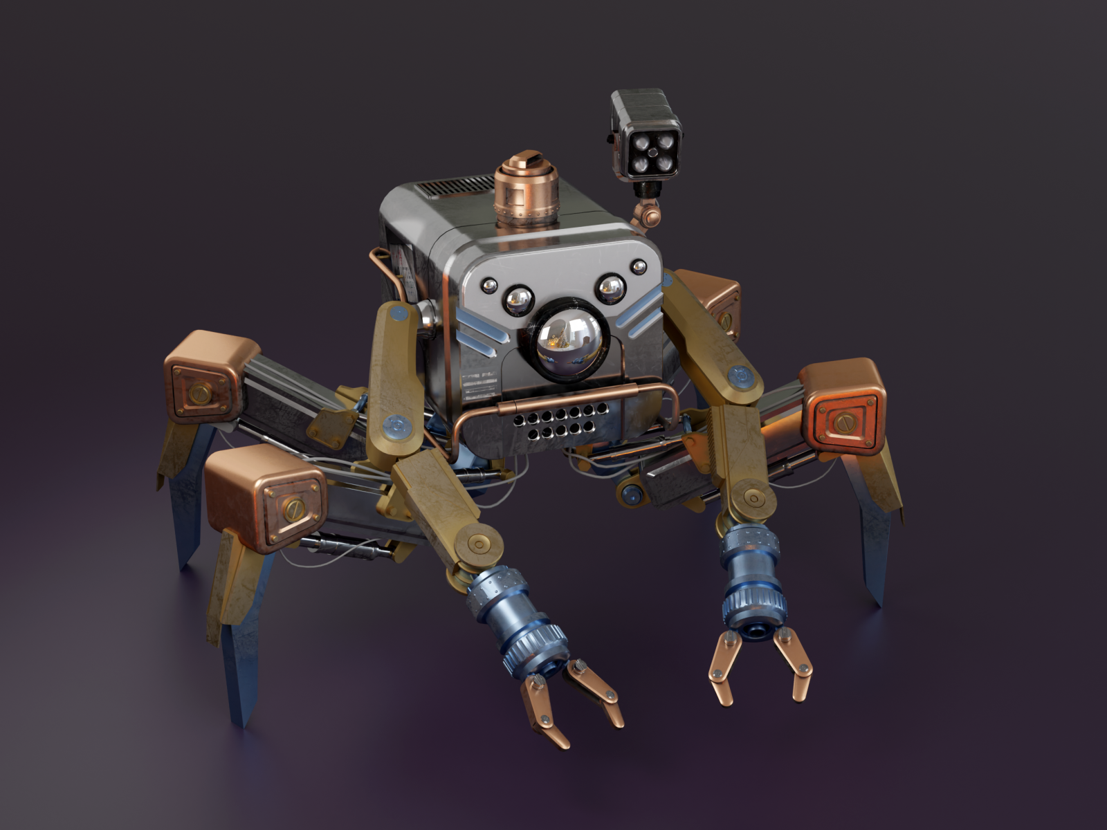 Blender 3d Spider Model by Metin Aydın on Dribbble