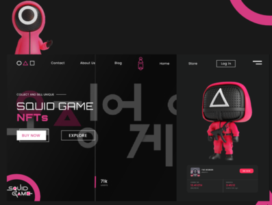 Squid Game NFT's design by Divyansh Srivastava on Dribbble