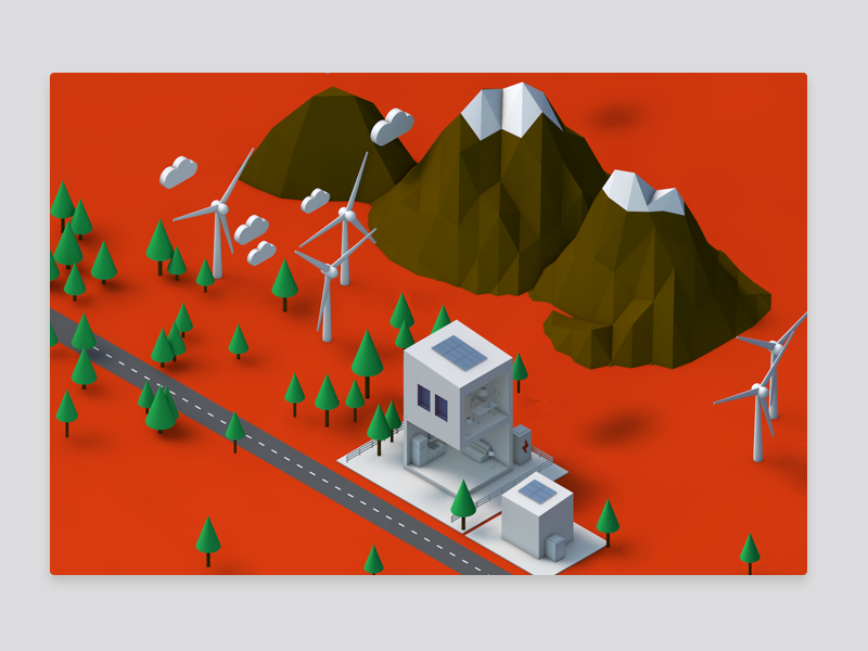 Low Poly LookDev Scene by Philipp Henzler on Dribbble