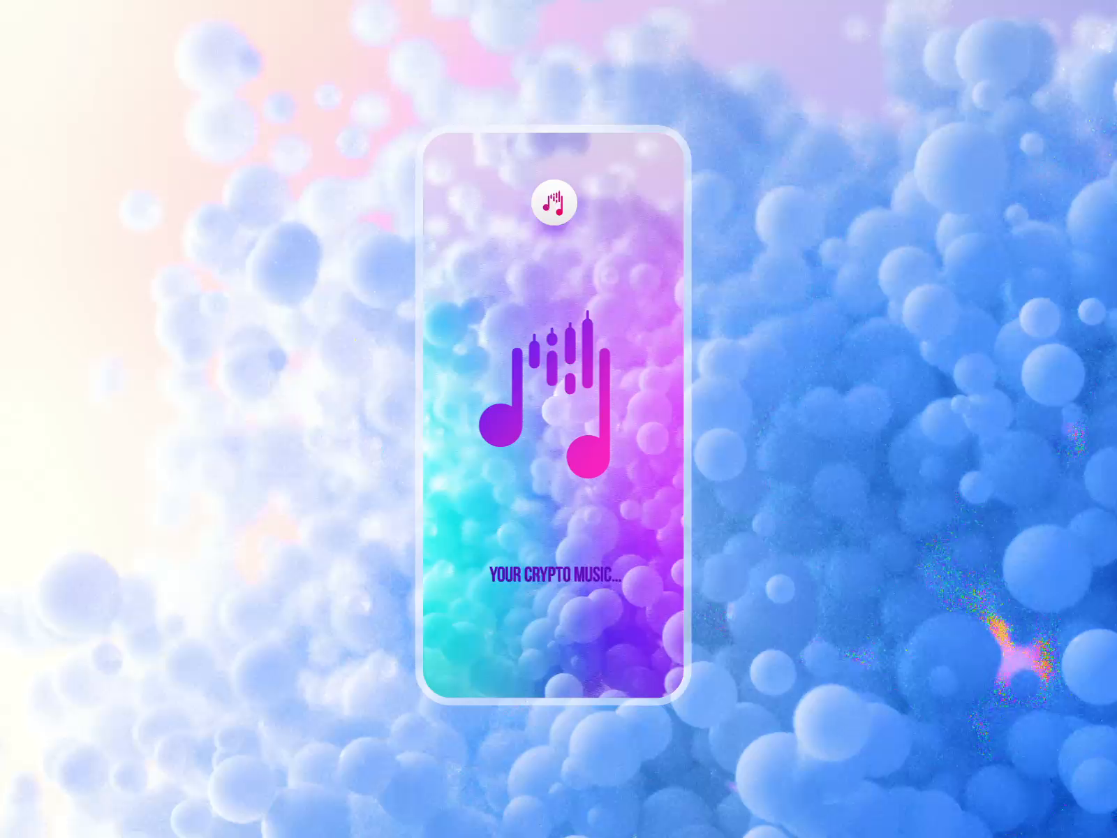 Crypto music splash by Yurii on Dribbble