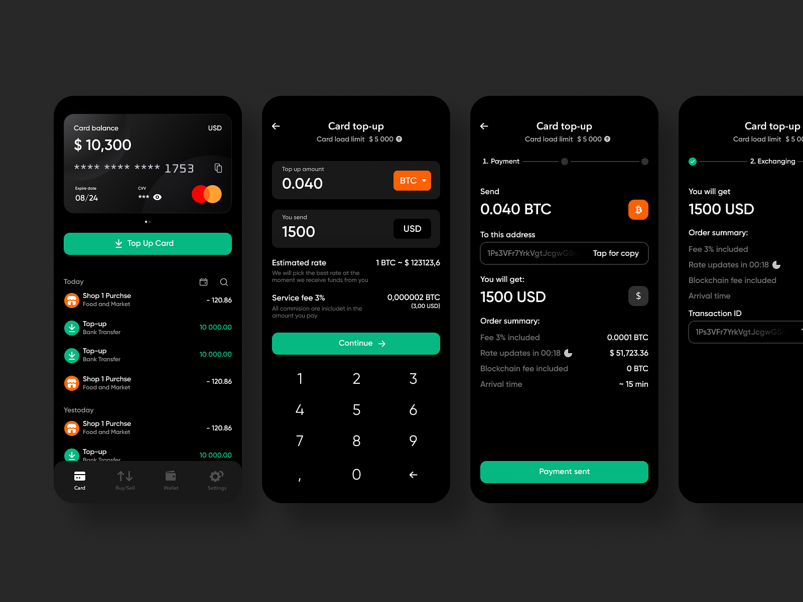 Card Top Up by Yurii on Dribbble