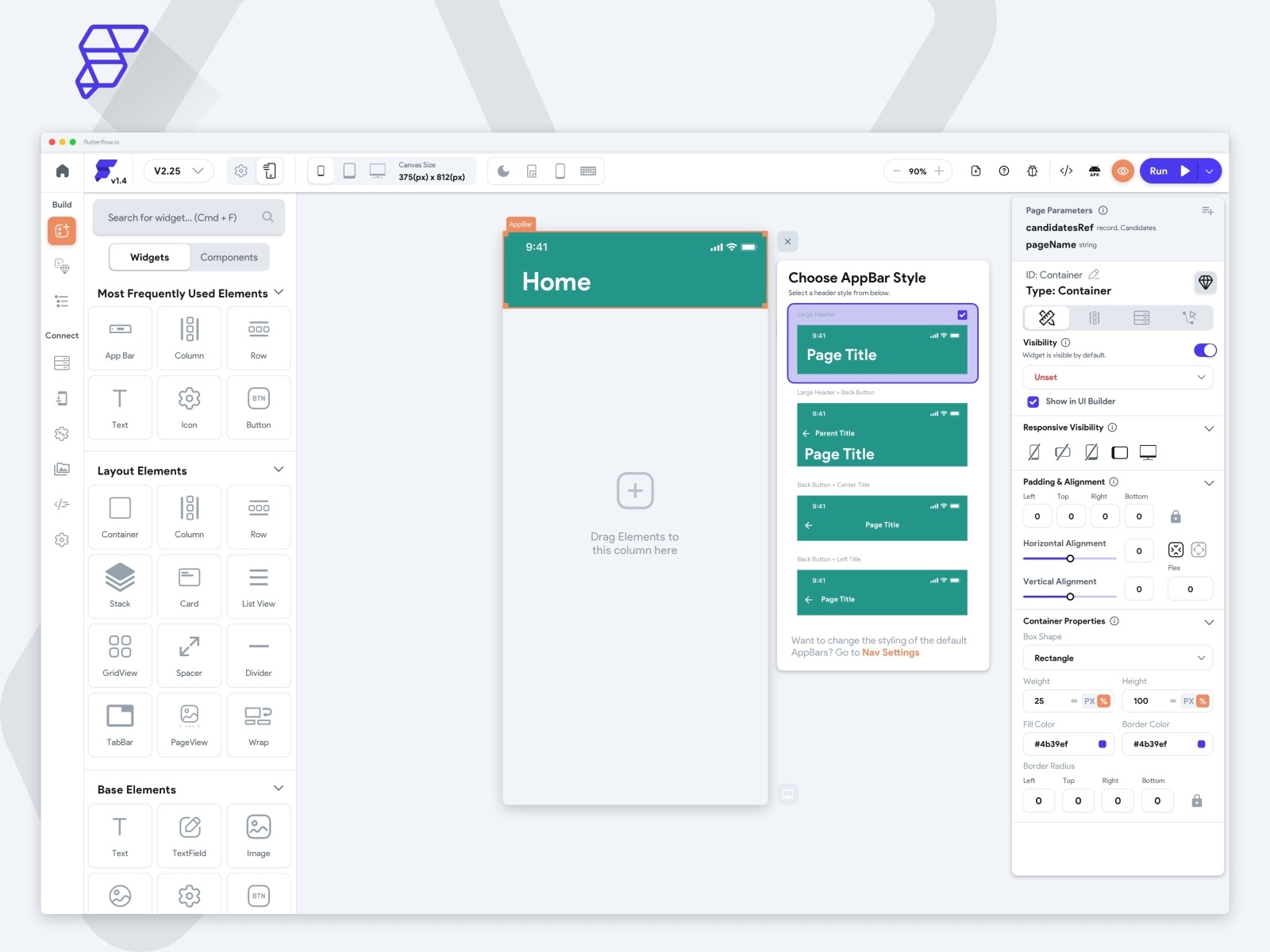 Improved Building Experience in Flutterflow by Flutterflow on Dribbble