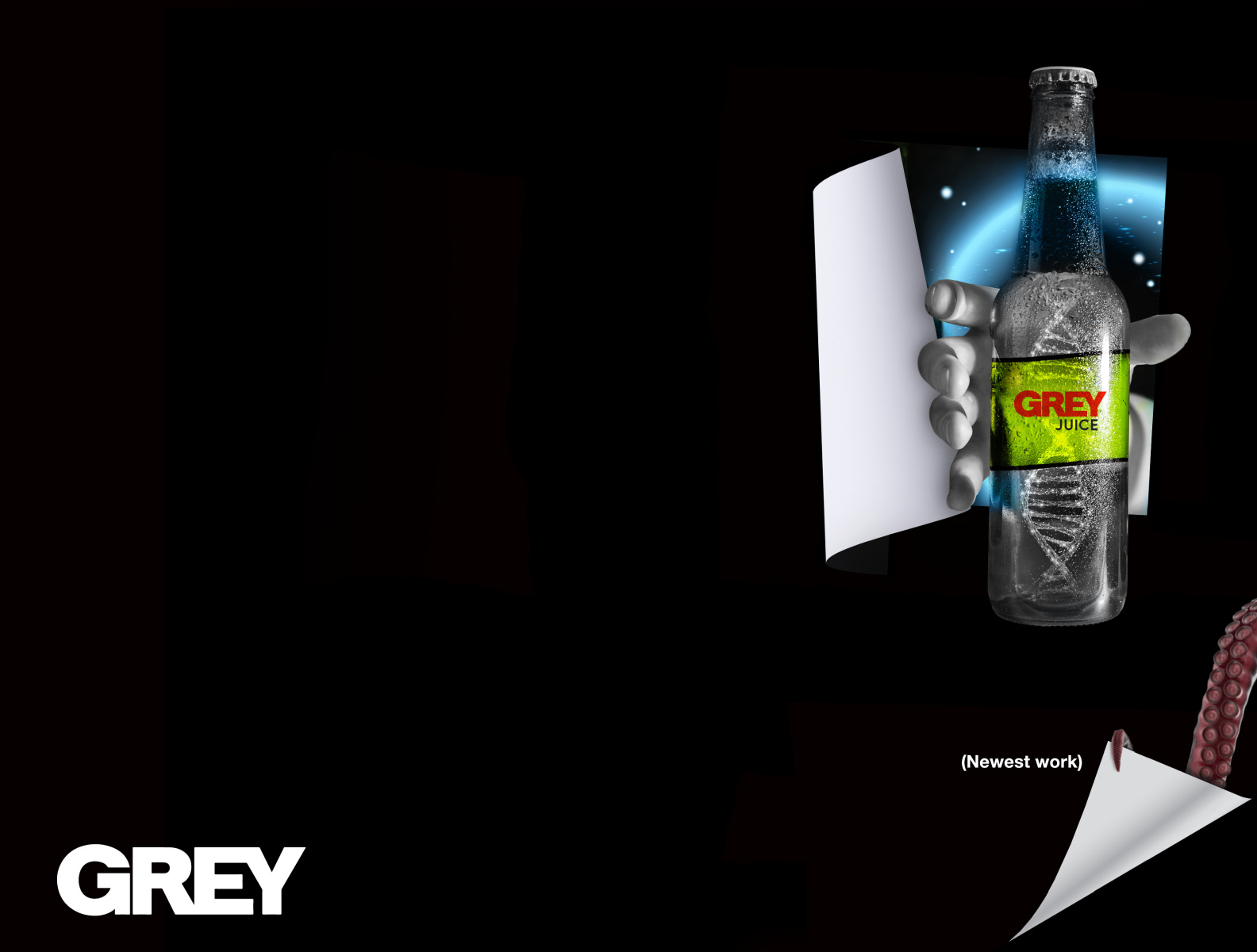 Grey Advertising - Grey Juice by Arthur Alien on Dribbble
