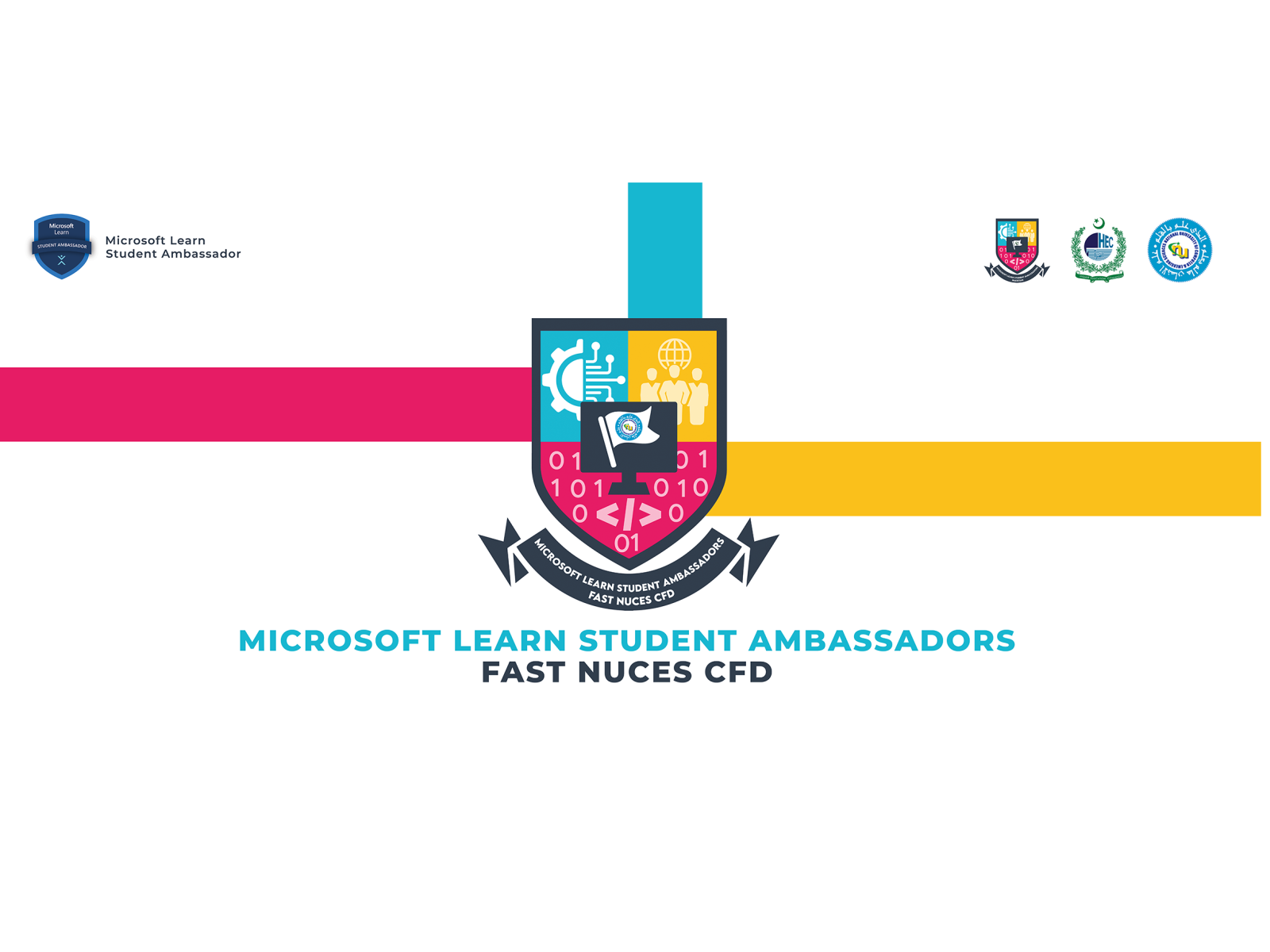 Backdrop Design MLSA Society by Muhammad Zain Ahsan on Dribbble