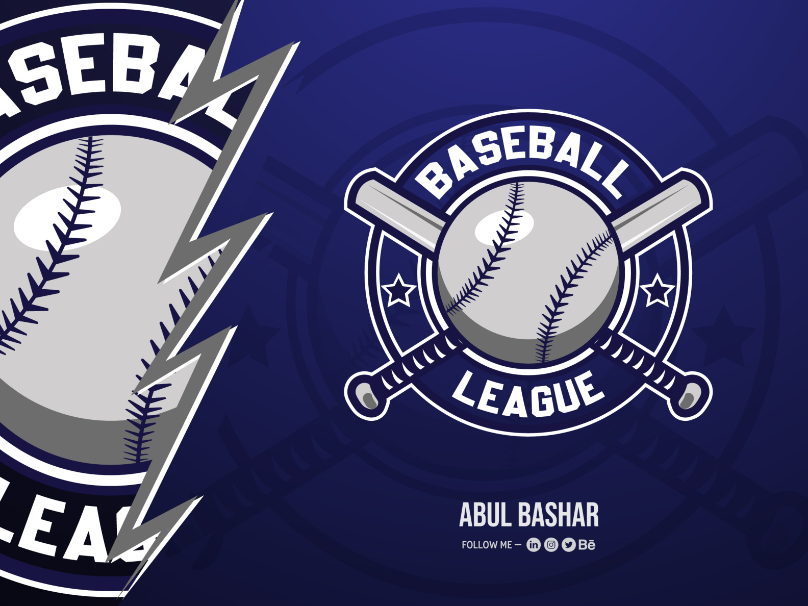 Baseball E-sports logo by Abul Bashar on Dribbble