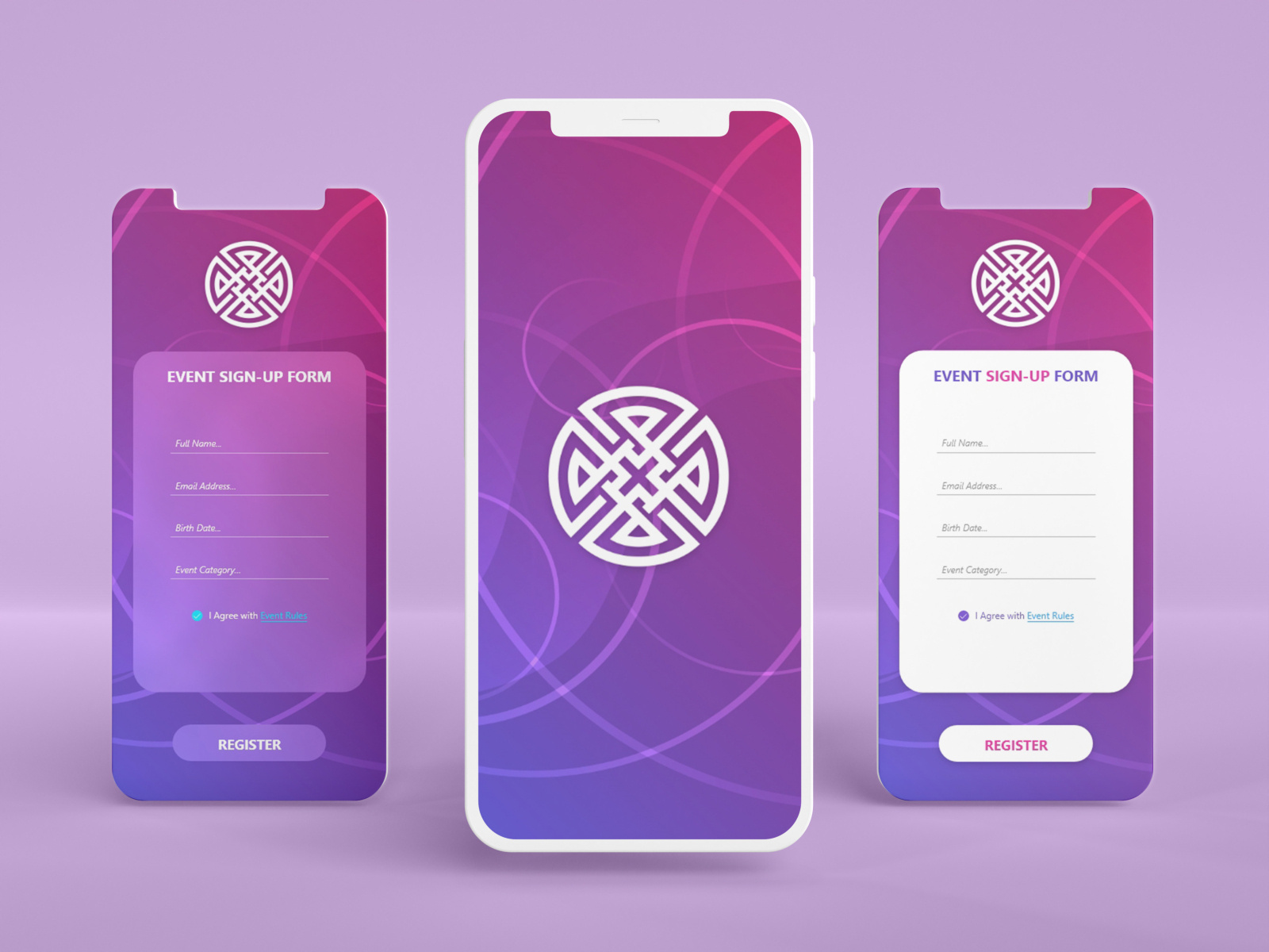 Event Registration Sign-Up Form App Screen UI Design by Adeel Habib on ...
