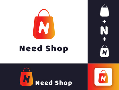 Modern Shop logo Design (Need Shop) by emonahmed543 on Dribbble