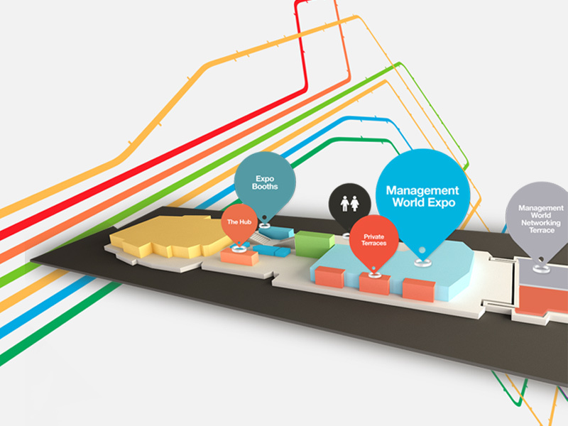 3D Interactive Map by Joshua Goldfein for Mercury.one on Dribbble