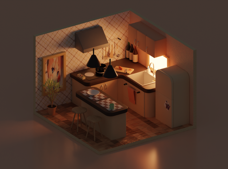 Kitchen x Blender. by kay on Dribbble