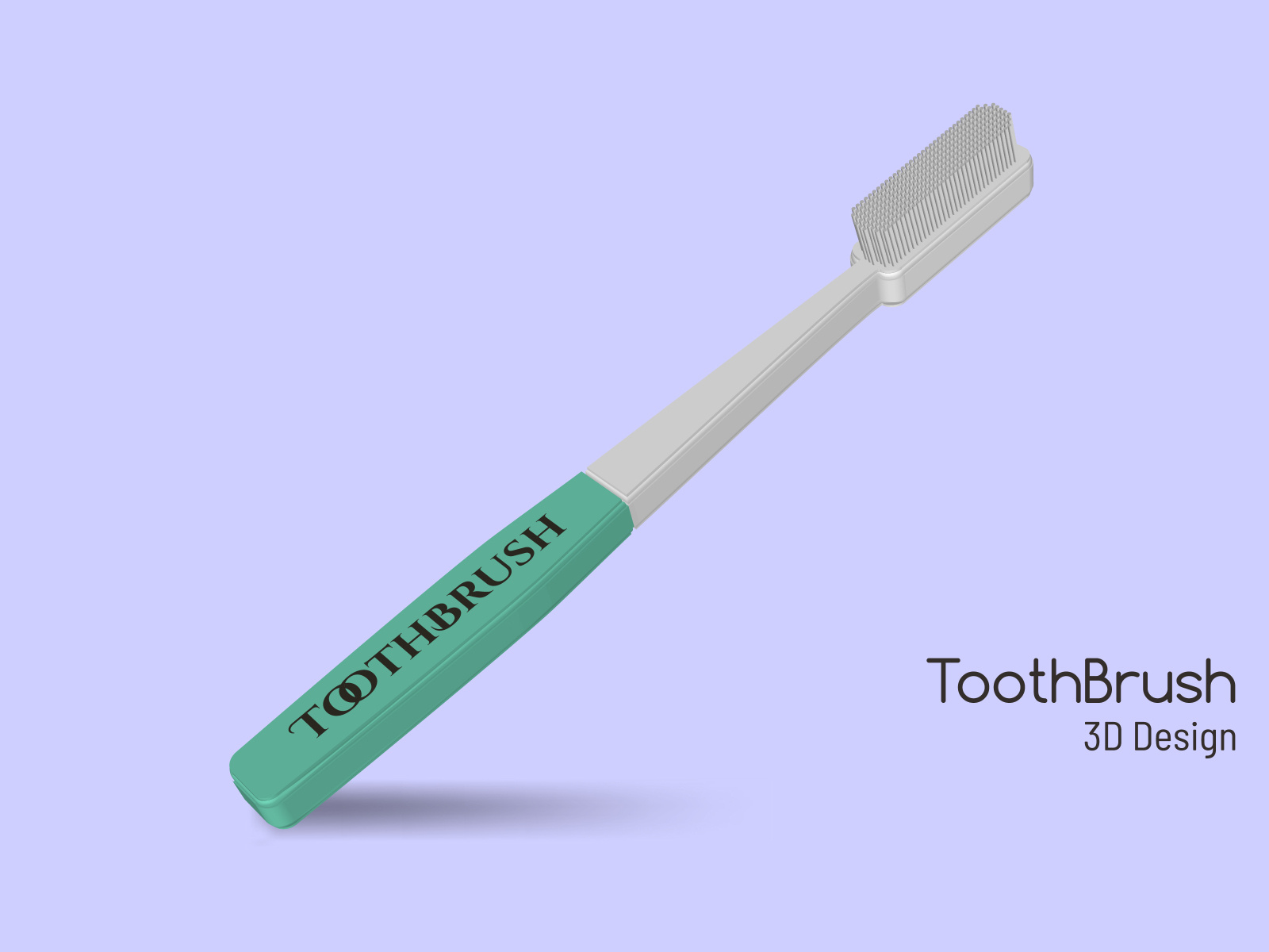 3d toothbrush by Kishor Kumar Das on Dribbble