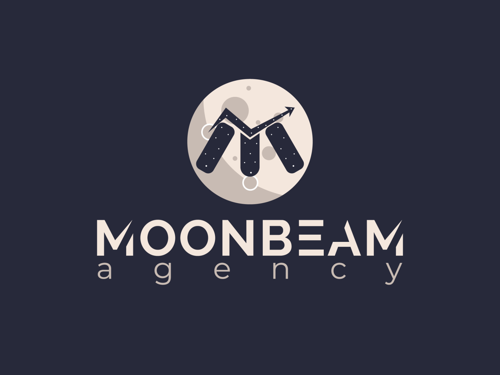 MOONBEAM agency logo by Md. Shahin Ahmed Raju on Dribbble