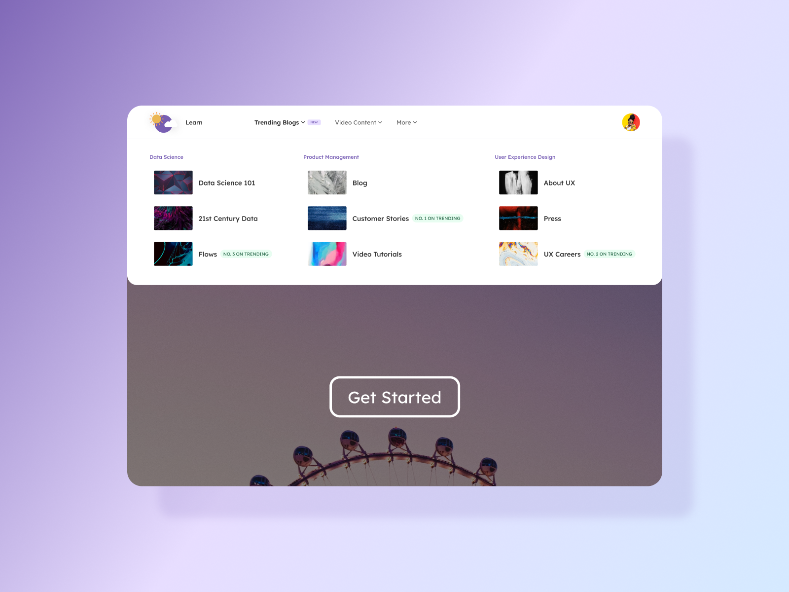 Dropdown UI by Soham Poddar on Dribbble