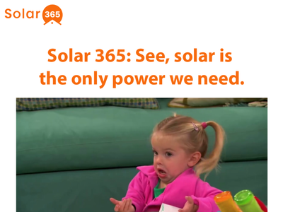 Solar Power System - Solar 365 by David Wiiliams on Dribbble