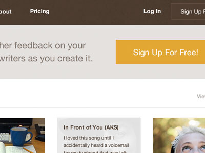 Frettie Homepage Concept by Dennis Field on Dribbble
