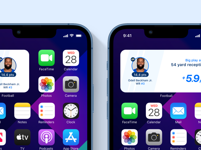 Sports Fantasy Widgets by Sumit Sekhri on Dribbble