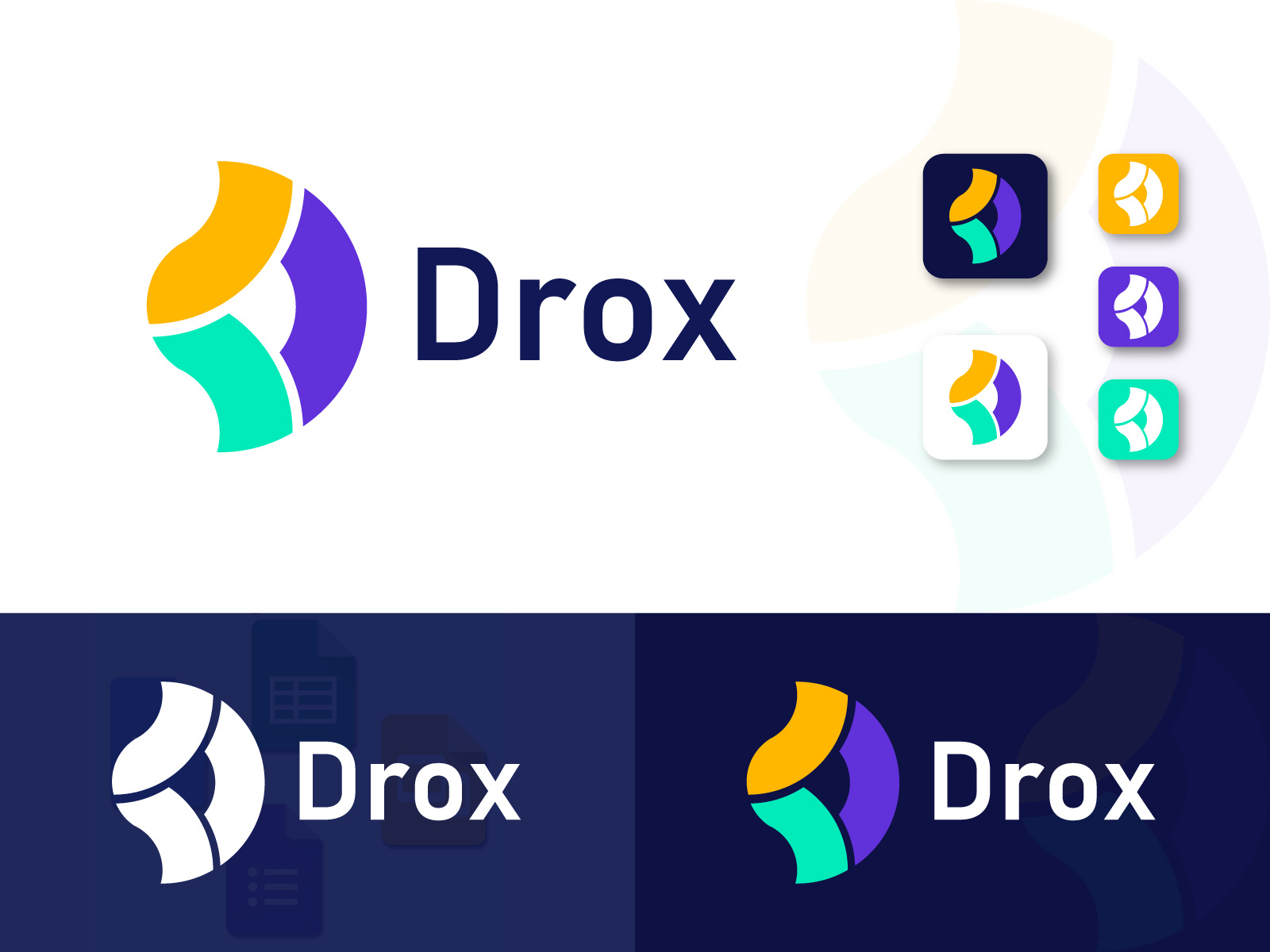 Modern D Letter | Drox - Logo Design by MD Foysal Hossain | Logo ...