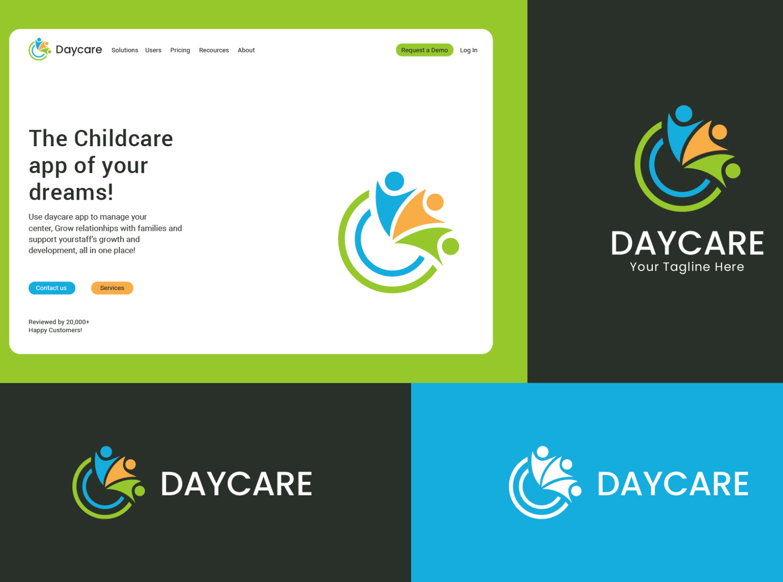 Kids | Child | Daycare | software | Nursery | logo Design by MD Foysal ...