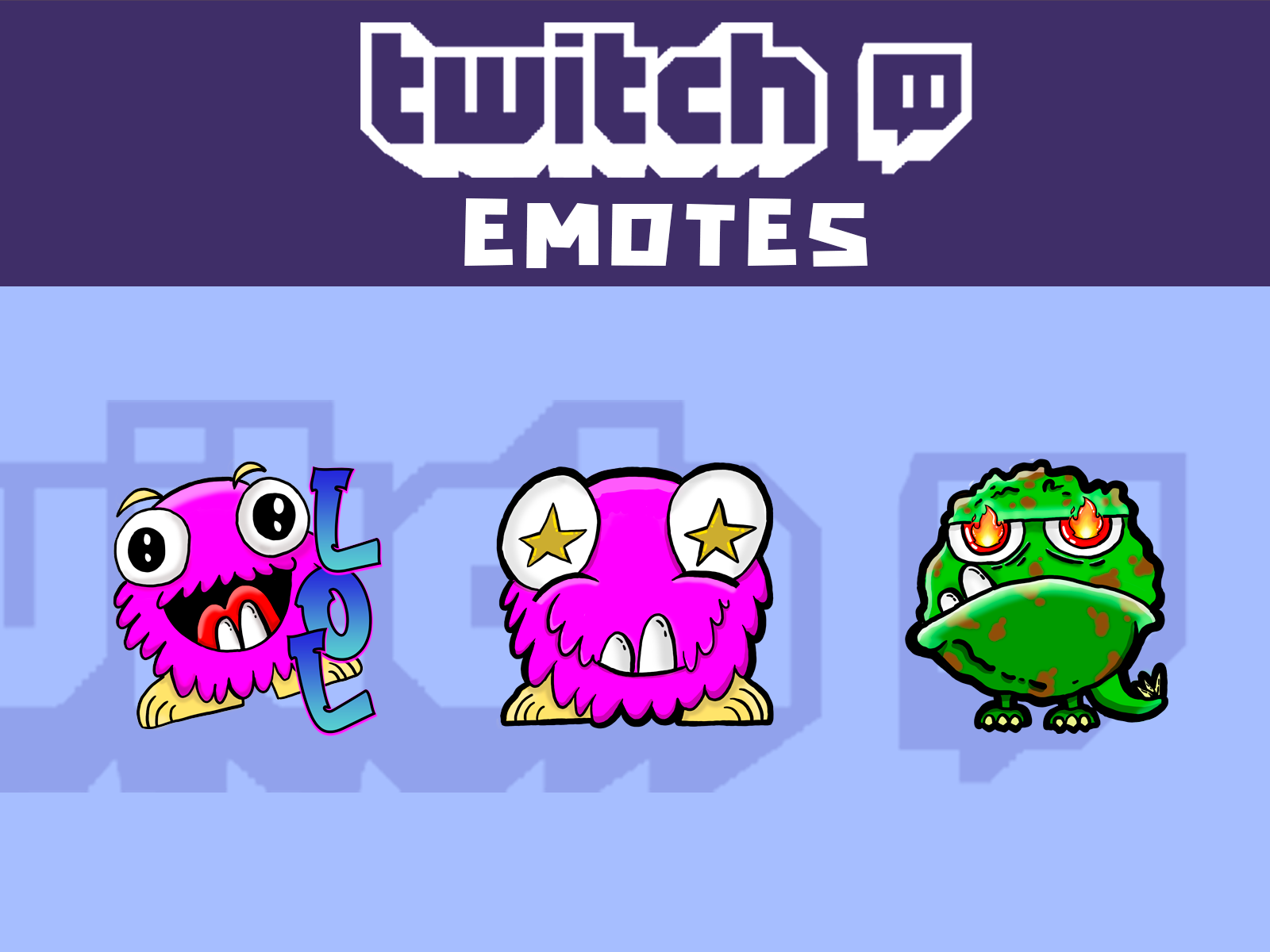 Streamer Emotes by Estudio Imaginar on Dribbble
