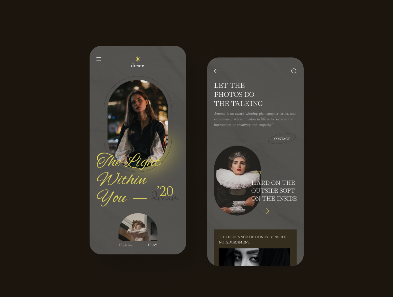 Dream Photography App Design by UI/UX Designer on Dribbble