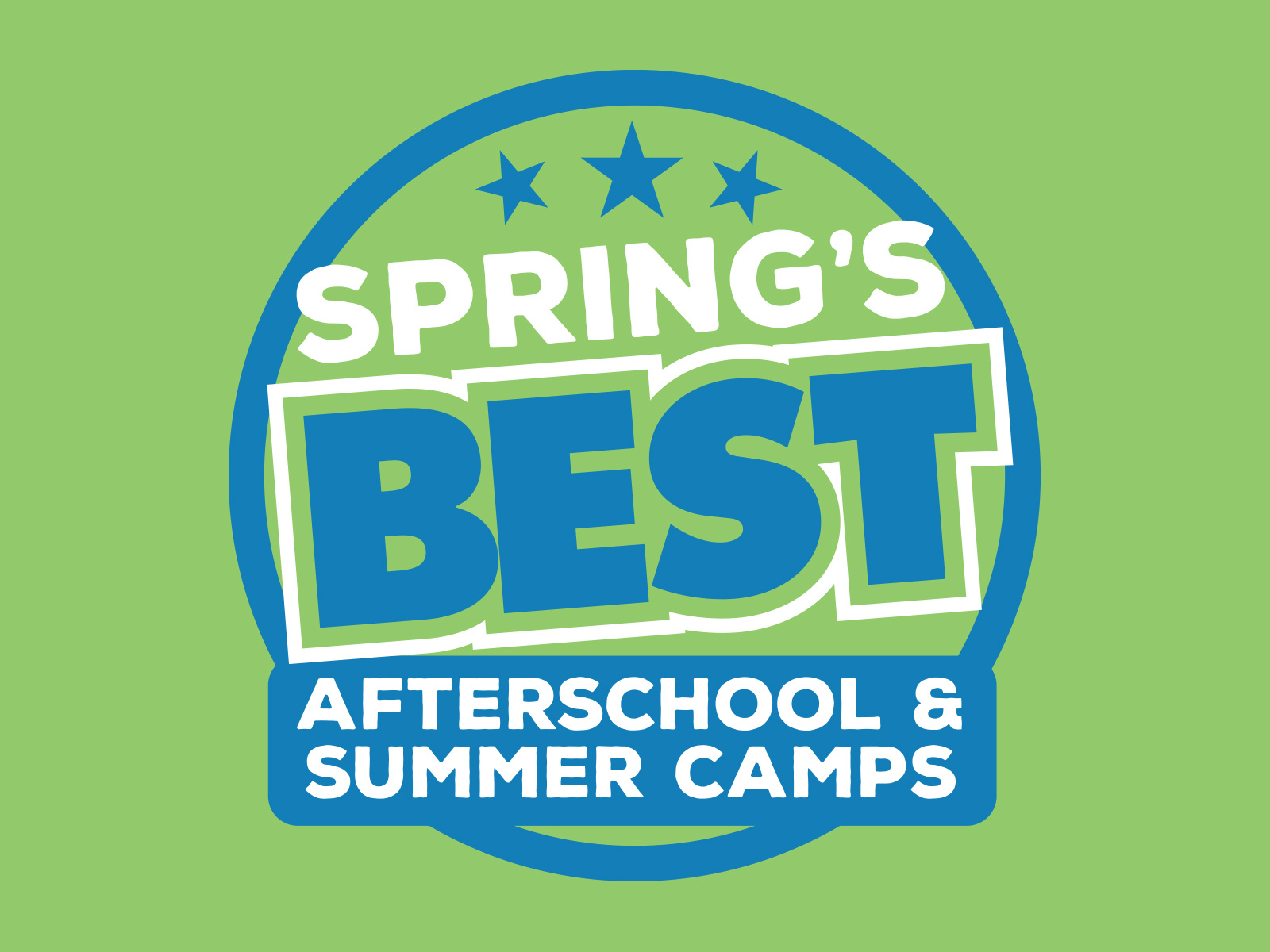 Logo: Spring's Best Summer Camps by Hamburg Solutions on Dribbble