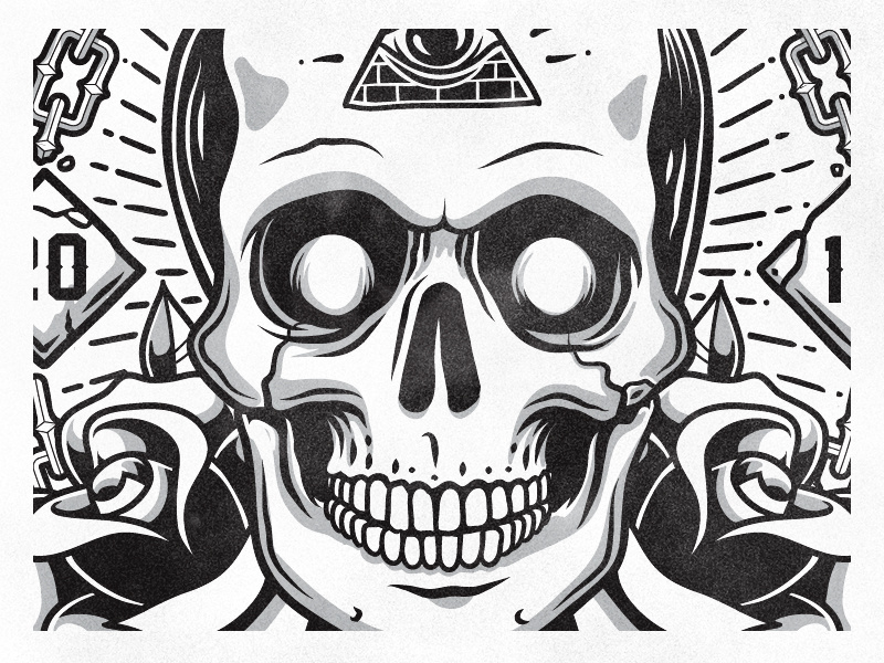 Dead President Society Tee Illustration by Ben Bartels on Dribbble