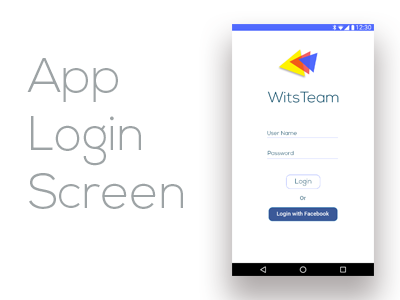 Simple App Login Screen by Jaman Asad on Dribbble