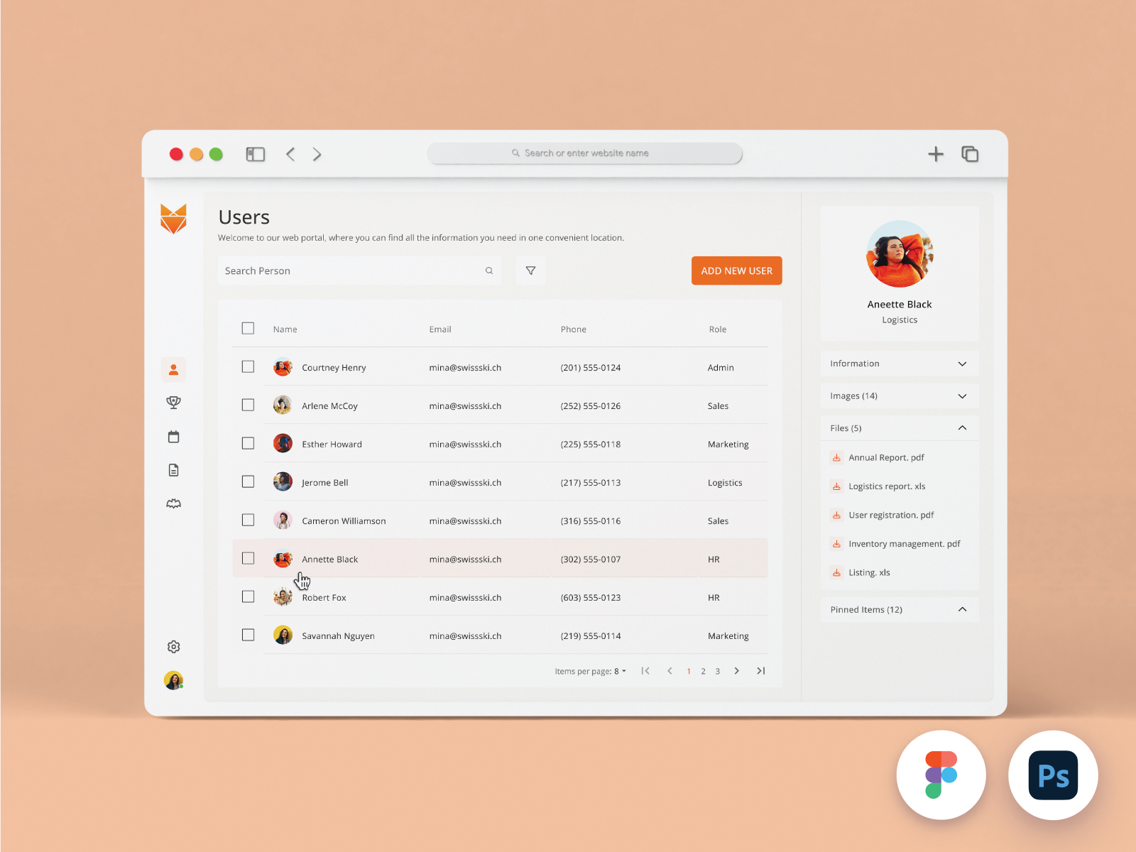 User Listing Screen by Damchoe on Dribbble